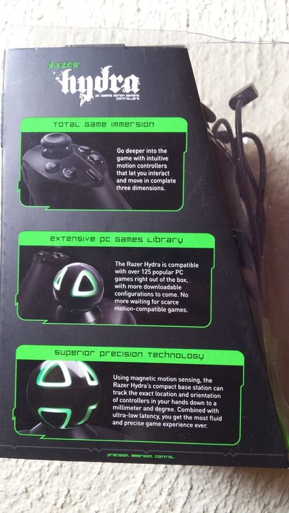 Razer Hydra Motion Controllers Set (Neu und originalverpackt) in ...