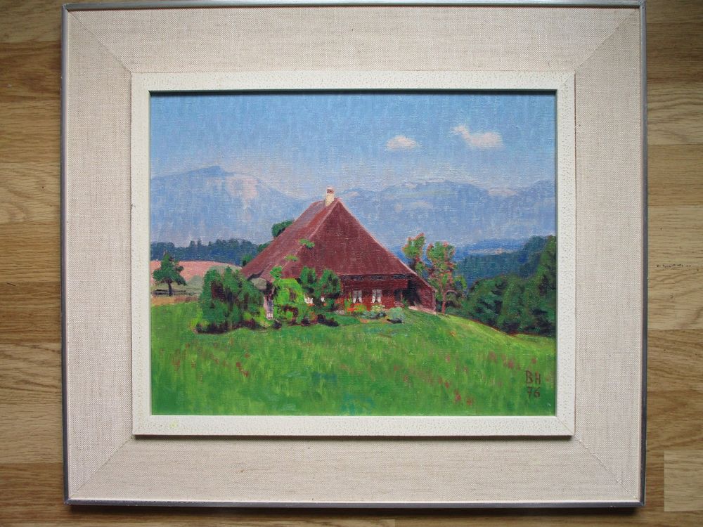 Oelgemälde von Bruno Hesse Signiert B H 76 | Kaufen auf Ricardo