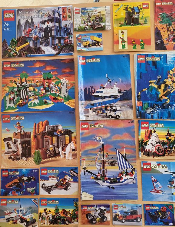 Anleitungen Lego System,Castle,Pirates, Kingdoms,rar,1.3 kg. (Gebraucht ...