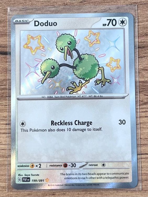 Doduo BABY SHINY Pokemon Paldean Fates PAF 199/091 (Gebraucht) in ...