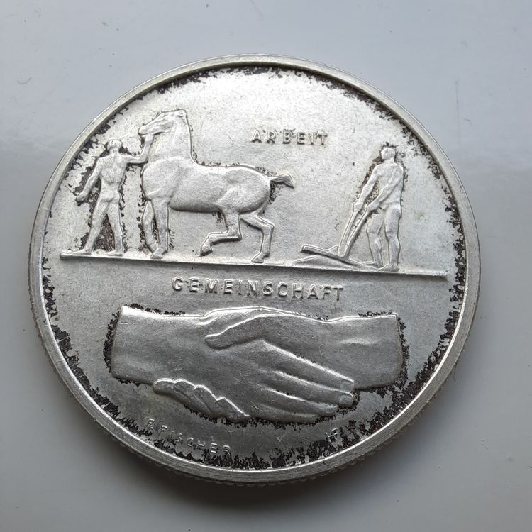 Münze Medaille 5 Franken Landesausstelung Zürich 1939 (Gebraucht) in Rheinfelden für CHF 19 ...