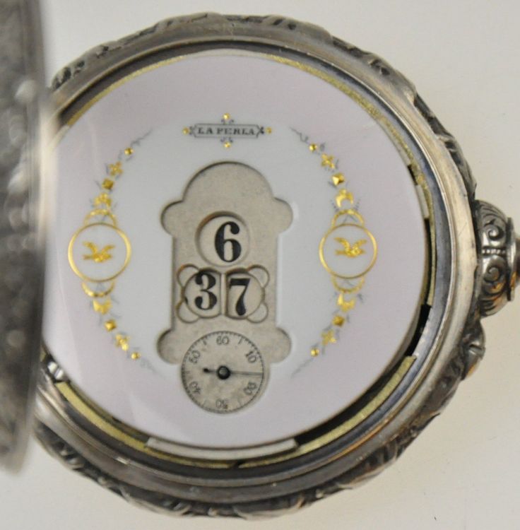 Antike Sprungziffer Taschenuhr mit Pallweber-Patent Silber (Gebraucht) in Wettingen für CHF 385 ...