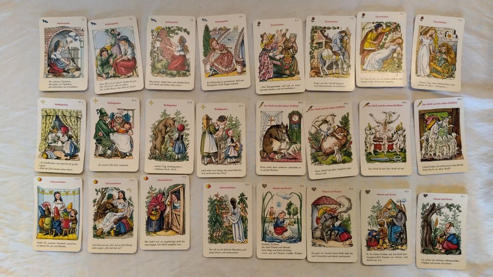 Märchen Quartett ±1970 mit 24 Karten ab Fr. 6.- (Gebraucht) in Bellach ...