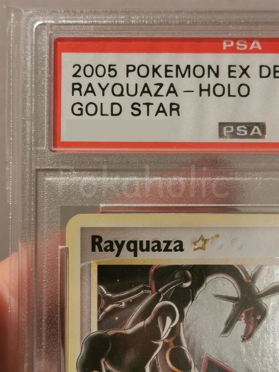 "POP1" [PSA 10] Rayquaza Goldstar 107 STAR | Pokemon Karten (Neu ...