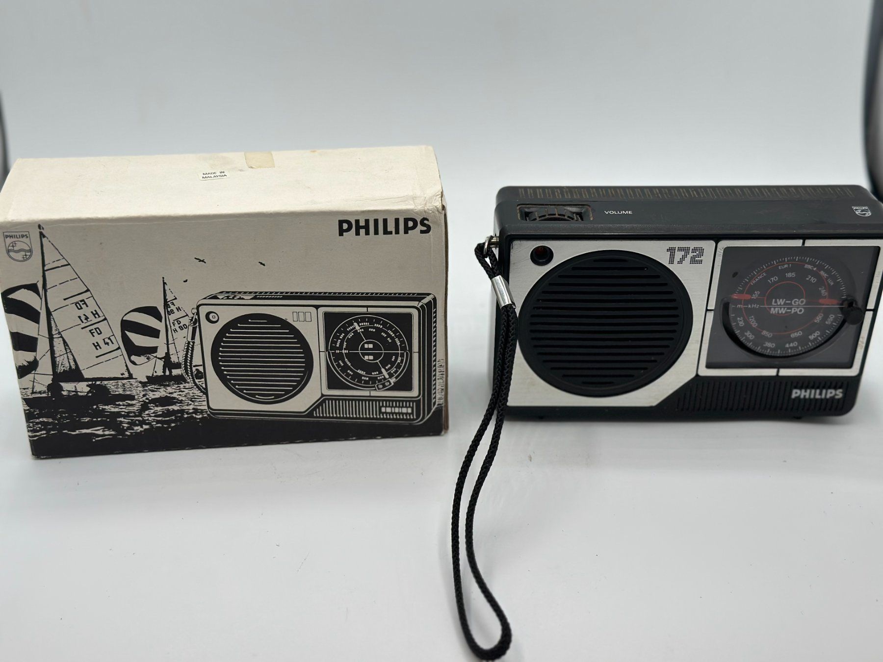 RADIO vintage 1978! Philips 90 AL 172+Test OK! Transistor (Gebraucht ...