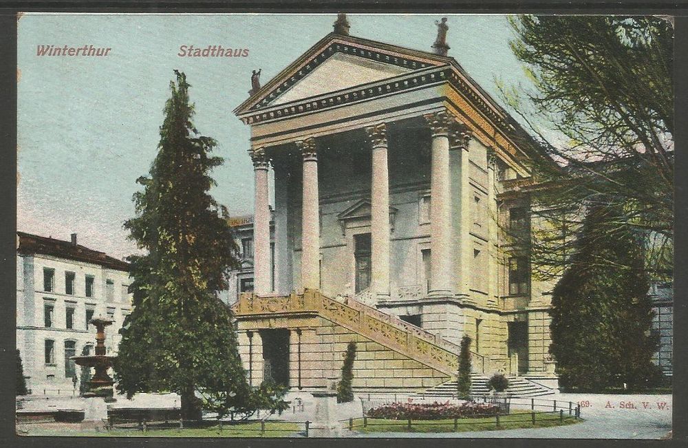 Carte P de 1912 ( Winterthur / Stadthaus ) (Gebraucht) in La Russille für CHF 1 – mit Lieferung ...