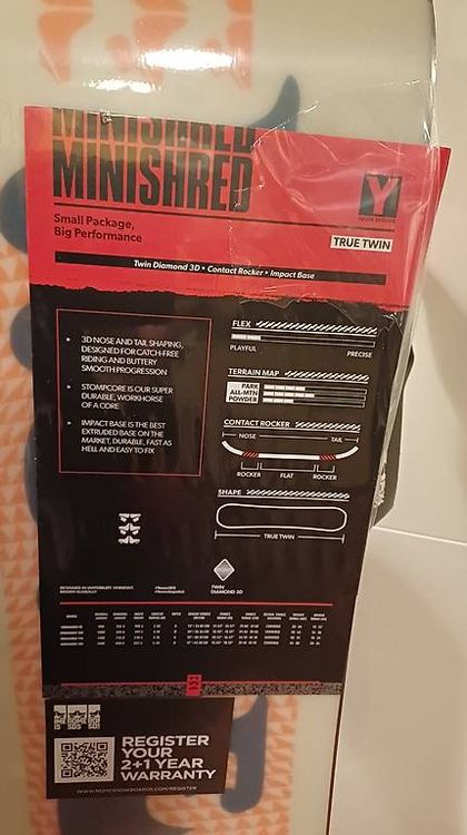 Rome SDS Minishred 100cm Snowboard inkl. Bindung NEU! (Neu und ...