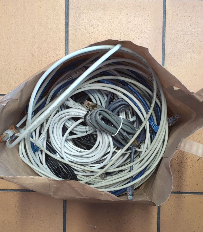 Lot de 35 câbles Ethernet réseau RJ45 - Idéal pour bricoleur (D ...