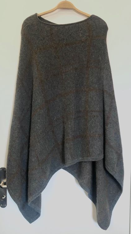 WINDSOR PONCHO WOLLE ANTHRAZIT EXKl. | Kaufen auf Ricardo