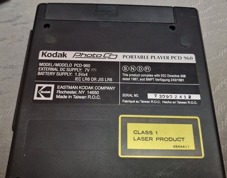 Kodak Photo CD Player PCD-960 inkl. Netzteil (Defekt?) (Defekt) in ...