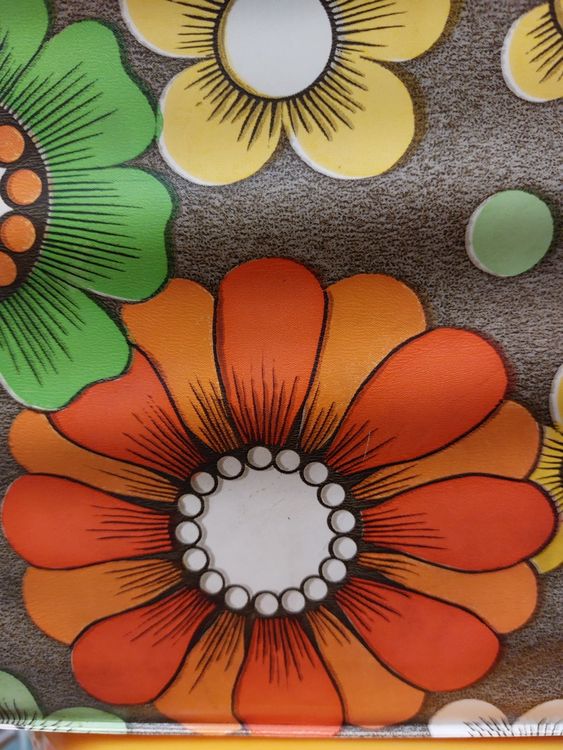 Vintage Flower Power Kühlbox, Kühltasche frühe 70er-Jahre | Kaufen auf ...