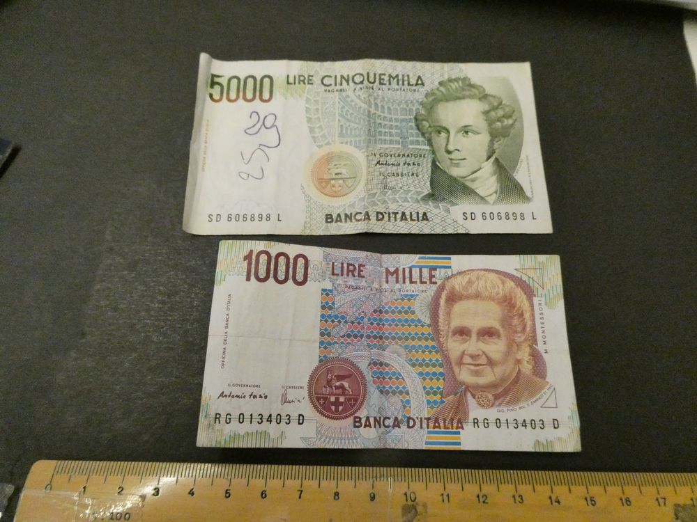 Italien, Set 1000 und 5000 Lire | Kaufen auf Ricardo