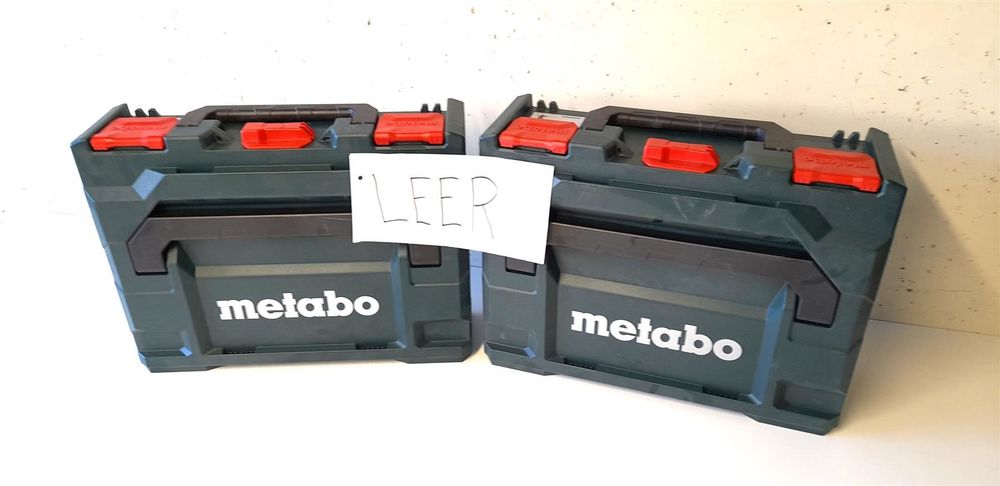 2 Stk. METABOX (Metabo-Koffer leer) (Gebraucht) in Buttwil für CHF 22 – mit Lieferung auf ...