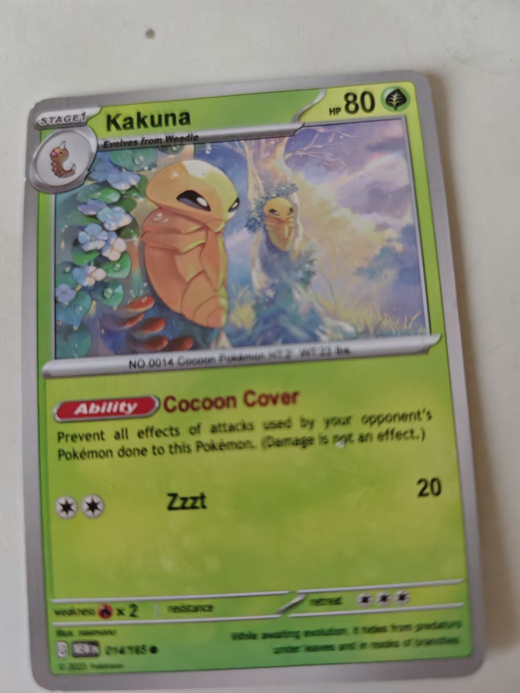 Pokemon Karte Kakuna - Cocoon Cover - Top Zustand! (Gebraucht) in ...