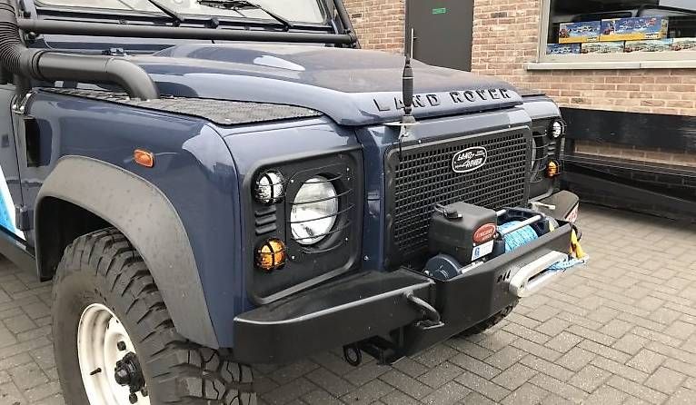Pare-choc acier et treuil WARN LANDROVER Defender (D'occasion) à Apples ...