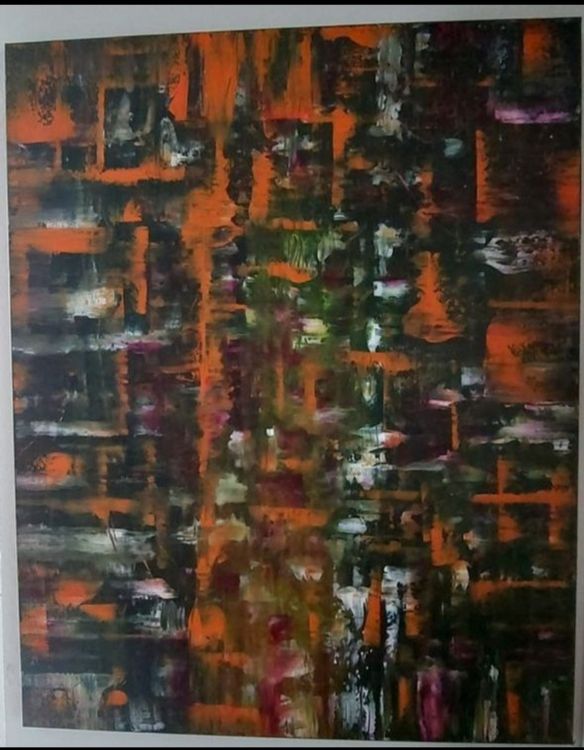 Gemälde, einzigartiges Kunstwerk!von mir selbstgemalt 90×100 (Neu (gemäss Beschreibung)) in ...