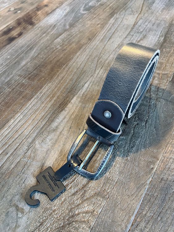 Jack & Jones Jac Paul Leder Gürtel Castlerock (80 / 30-32) (Neu (gemäss ...