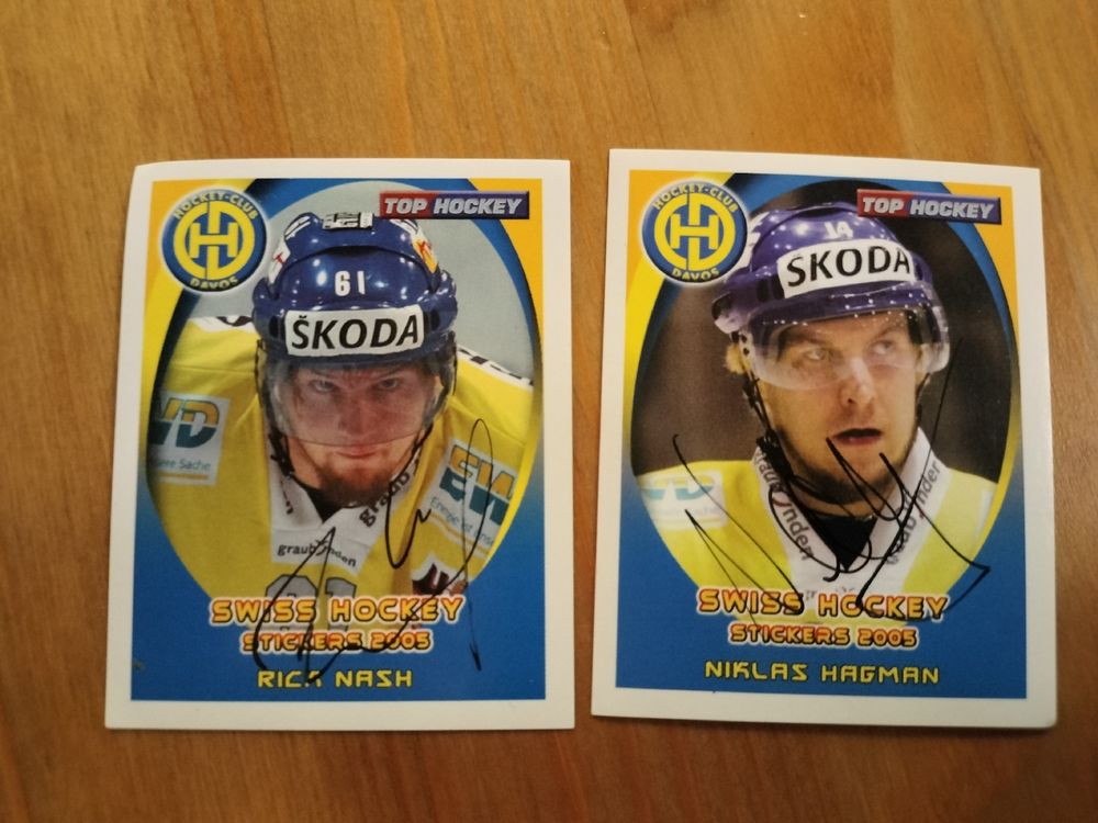 Rick Nash / Niklas Hagman originale Autogramme Hcd (Gebraucht) in ...