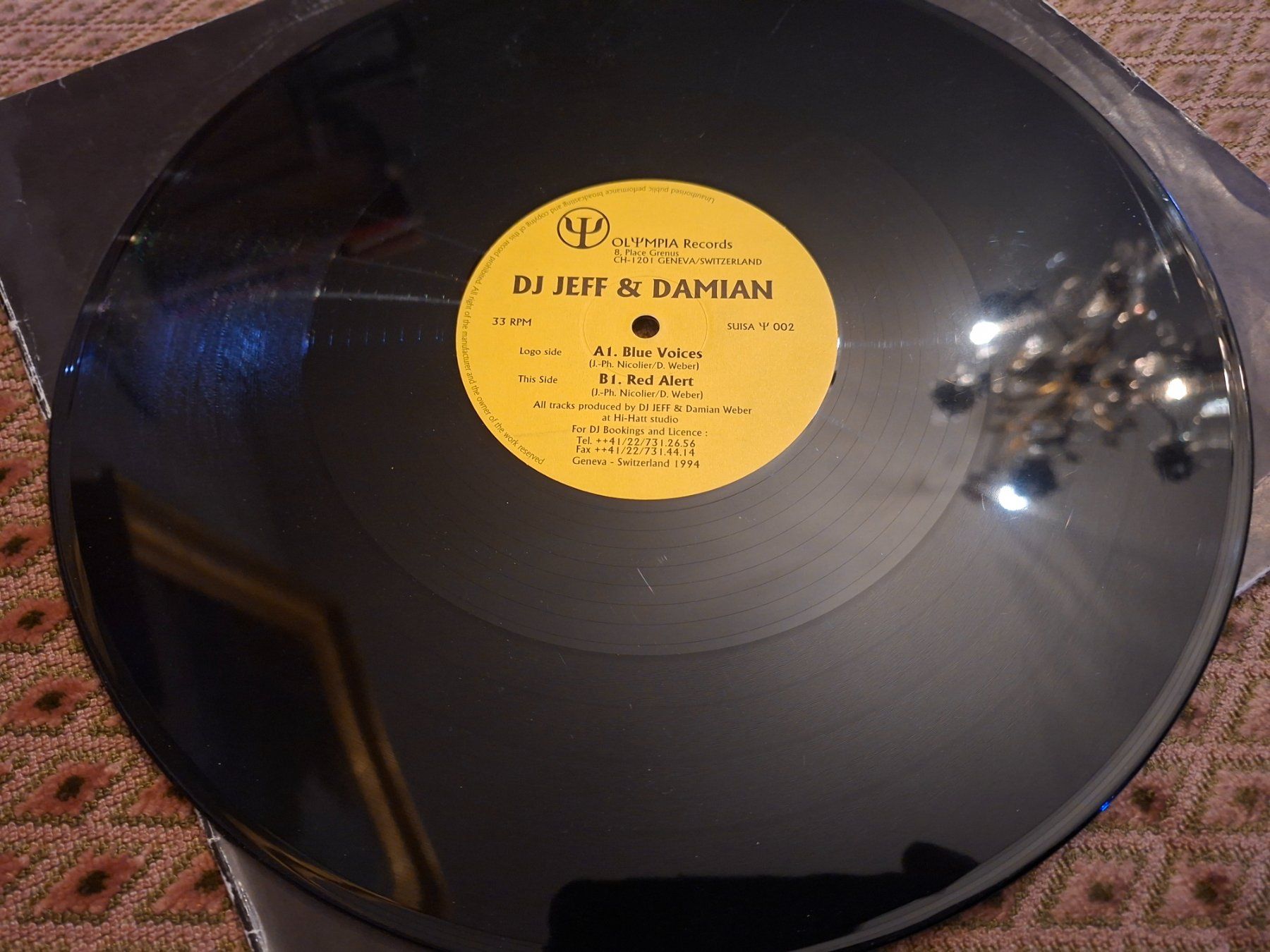 Rare Swiss Trance - Jeff & Damian - Blue Voices/Red Alert (Gebraucht ...