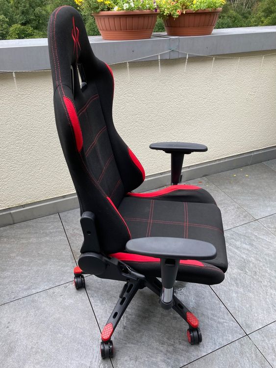 Erstaunlich Gaming Stuhl Nibe Schwarzrot Ebenbild