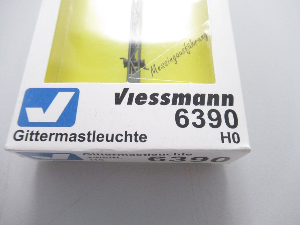 Viessmann 6390 H0 Gittermastleuchte zweiflammig, 2 LEDs (Gebraucht) in ...