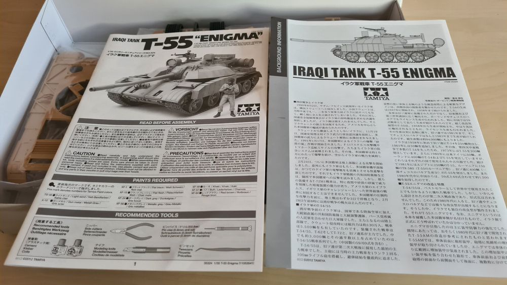 1:35 T-55 Iraqi Enigma + 2x Aber Photoetch - Tamiya 35234 (Neu (gemäss ...