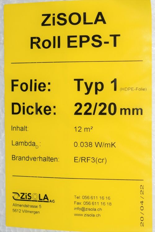 ISOPOR EPS (Dämmplatten) + ZiSOLA Roll EPS-T (Trittschall) | Kaufen auf ...