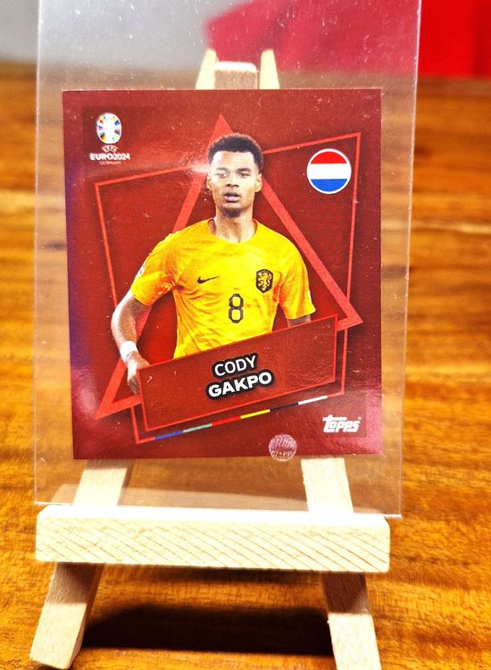 Topps EURO 2024 SP Sticker NED Cody Gakpo (Neu (gemäss Beschreibung ...