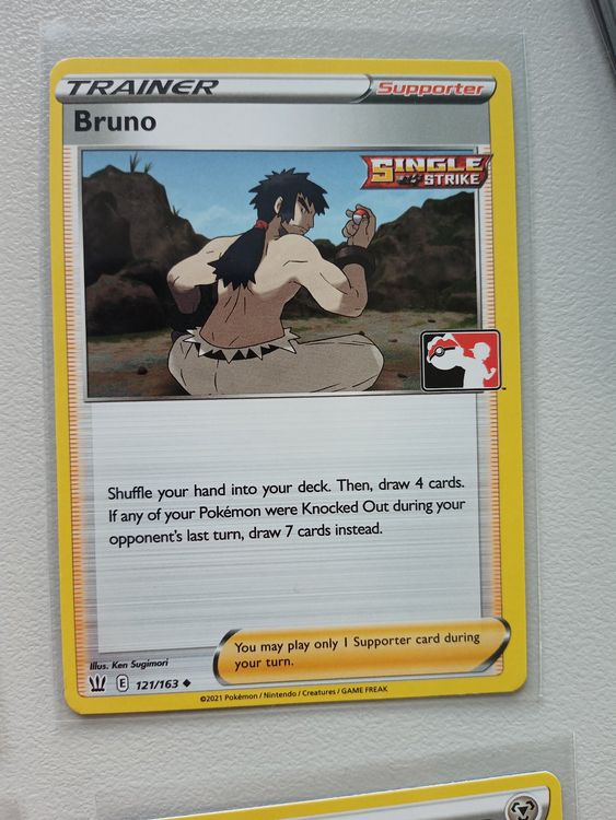 Bruno - Pokemon TCG Prize Pack Stamp Stempel | Kaufen auf Ricardo