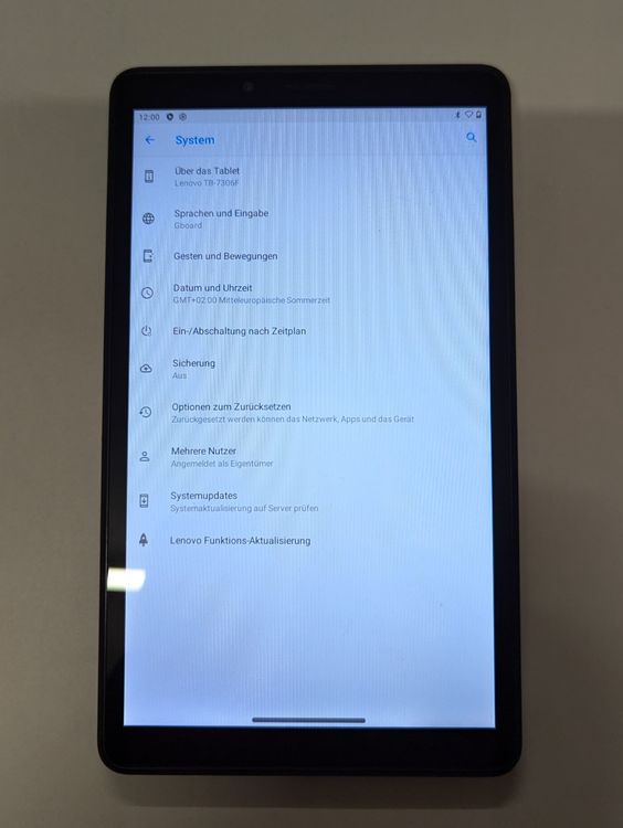 Android Tablet Lenovo TB-7306F, 32 GByte (Gebraucht) in Bazenheid für ...