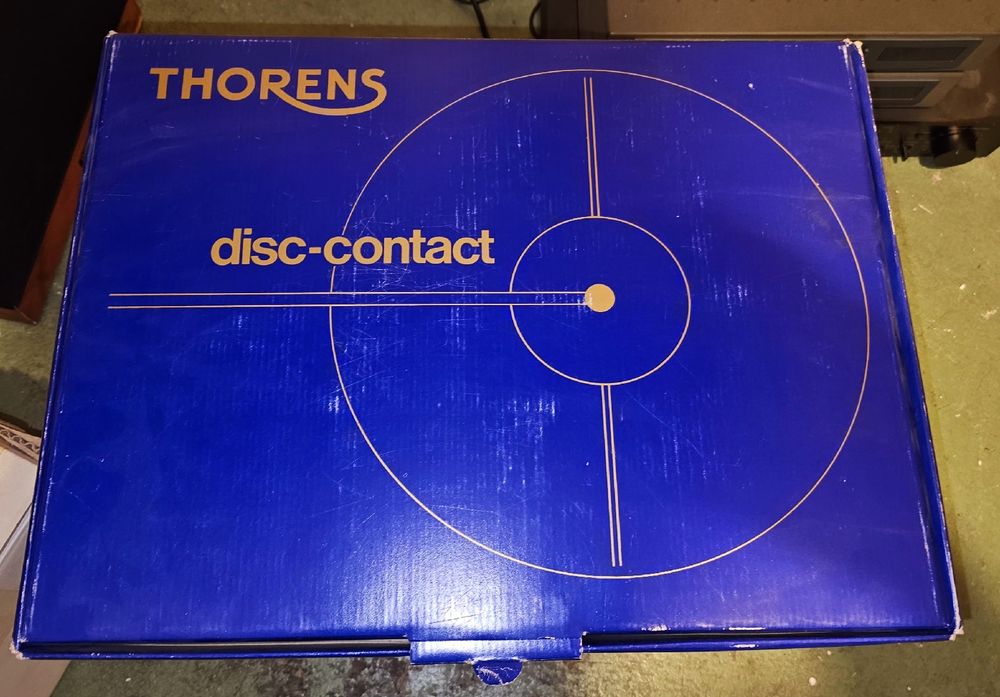 THORENS "DISC-CONTACT"💥XX rare kit plateau/pompe vinyle💥 (Neu und ...