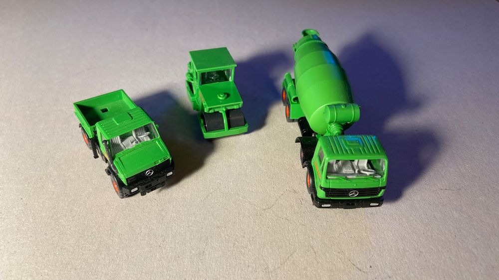 Wiking Ho 1/87 Rolle Kompressor Betonmischer und Unimog | Kaufen auf Ricardo