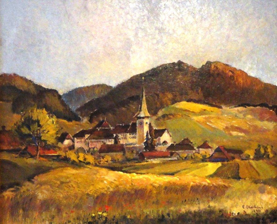 E.Eberhard Landschaft Gemälde (Neu (gemäss Beschreibung)) in zurich für CHF 450 – nur Abholung ...