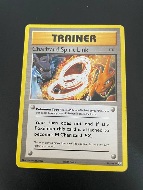 Pokemon Card - Charizard Spirit Link - ab 1 fr | Kaufen auf Ricardo