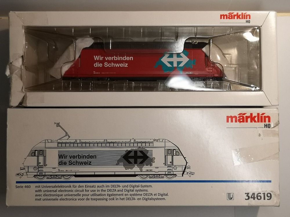 Märklin 34619 Re 460 035-9 SBB AC Delta (Gebraucht) in Dittingen für ...