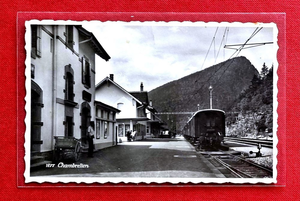 Chambrelien - Bahnhof - Gare - Chemin de Fer - 1954 (Gebraucht) in Rothrist für CHF 38.5 – mit ...