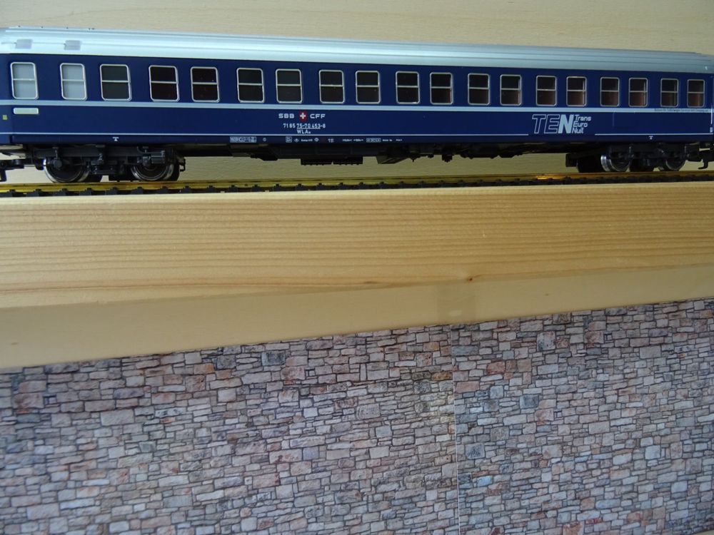 Märklin: D-Zug- Schlafwagen (TEN) SBB blau1.&2.Kl. H0,AC,OVP | Kaufen auf Ricardo