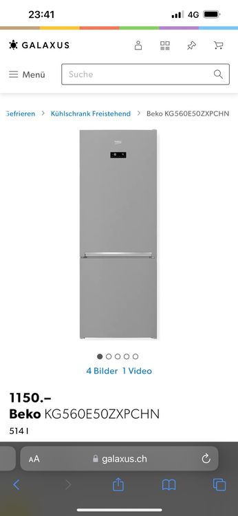 Beko Kühlschrank 501L KG560E40ZXP | Kaufen auf Ricardo