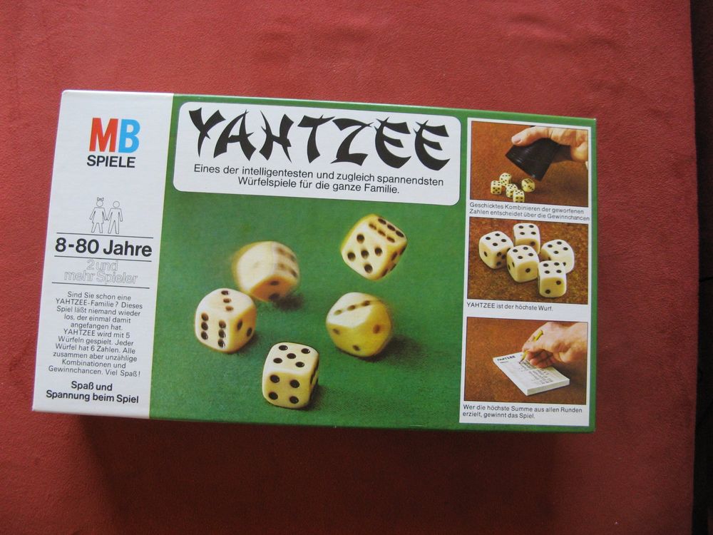 Yahtzee Original von MB (Gebraucht) in Zürich für CHF 9 – mit Lieferung ...