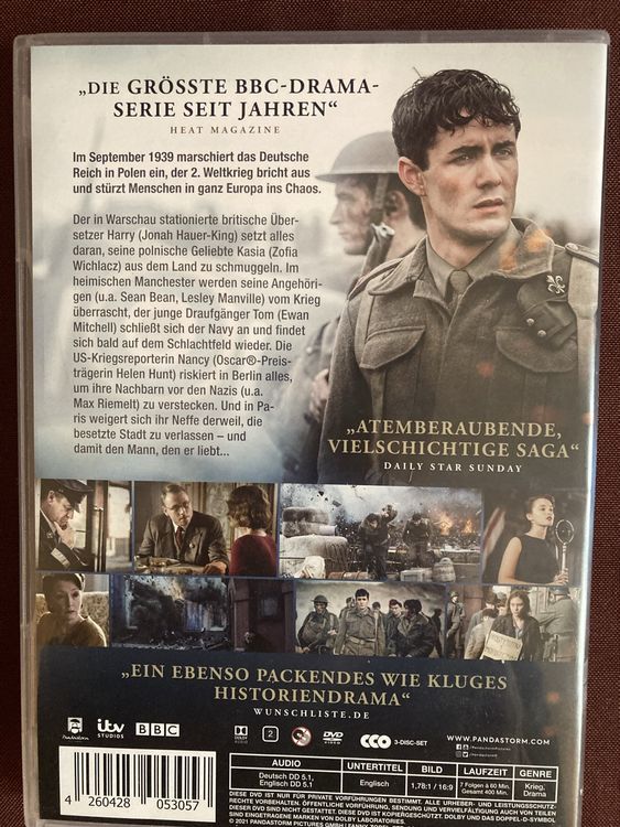 World on Fire DVD Staffel1 Kriegs-Epos Weltrieg Meisterwerk (Gebraucht ...