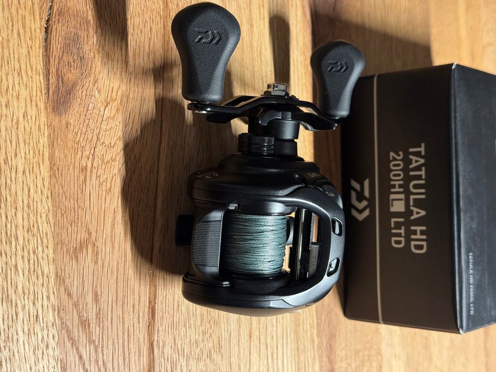 Daiwa Tatula HD LTD 200HL, mit Dragclicker, Power Pro 0.32mm (Gebraucht ...