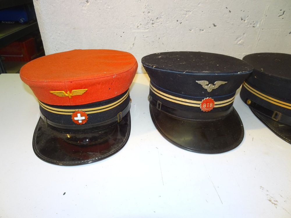 4 SBB Hut Mütze Kopfbedeckung Bahnhofvorstand Kondukteur | Kaufen auf ...