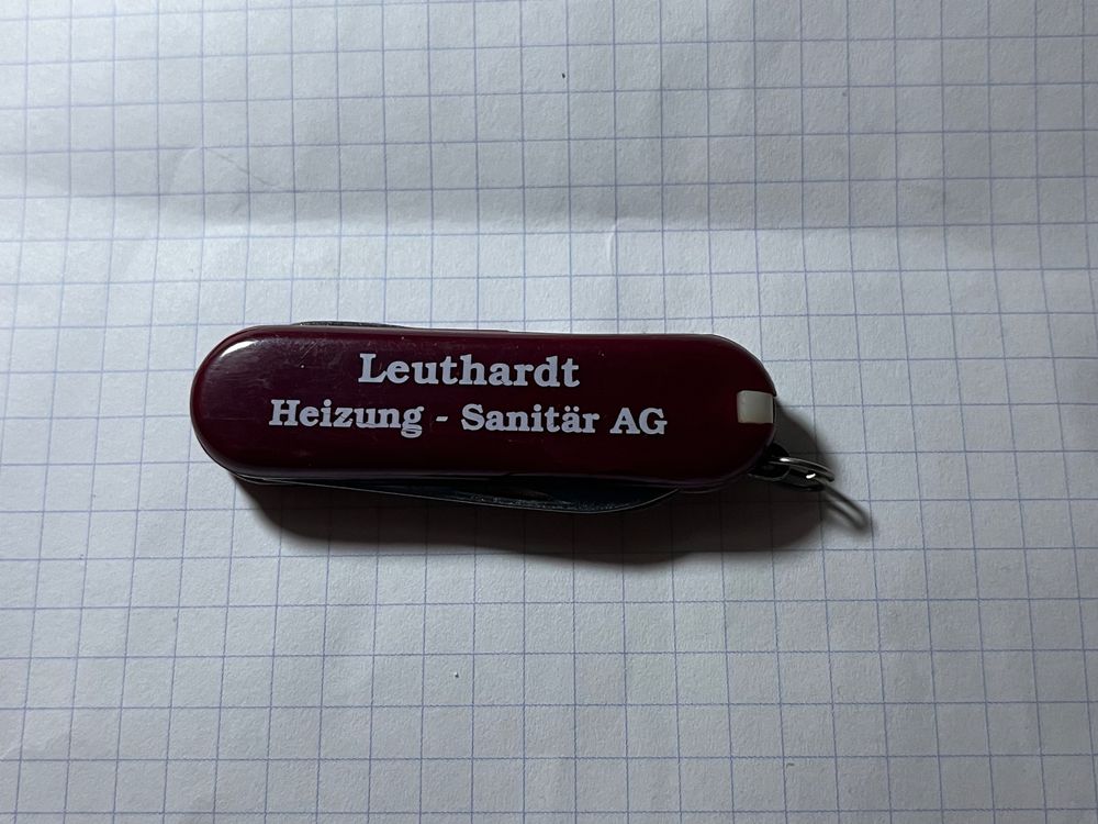 Kleines Taschen Messer - Leuthardt Sanitär Heizung AG - (Gebraucht) in ...