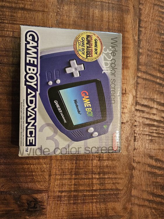 Game Boy Advance Indigo mit OVP Retro Klassiker CIB (Gebraucht) in ...