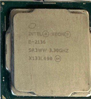 xeon E-2136 CPU 6 core 3.5 ghz 12 mb cache LGA 1151 (Gebraucht) in ...