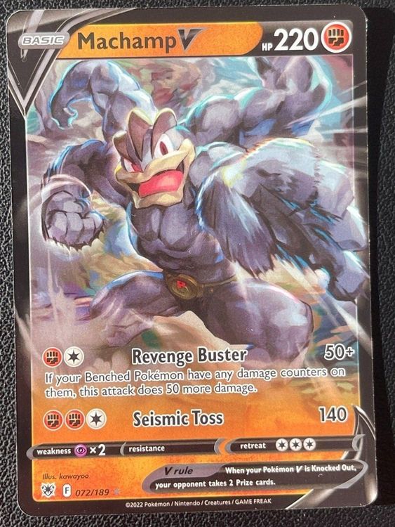 Machamp V 072/189 Pokémon Astral Radiance ab 1 | Kaufen auf Ricardo