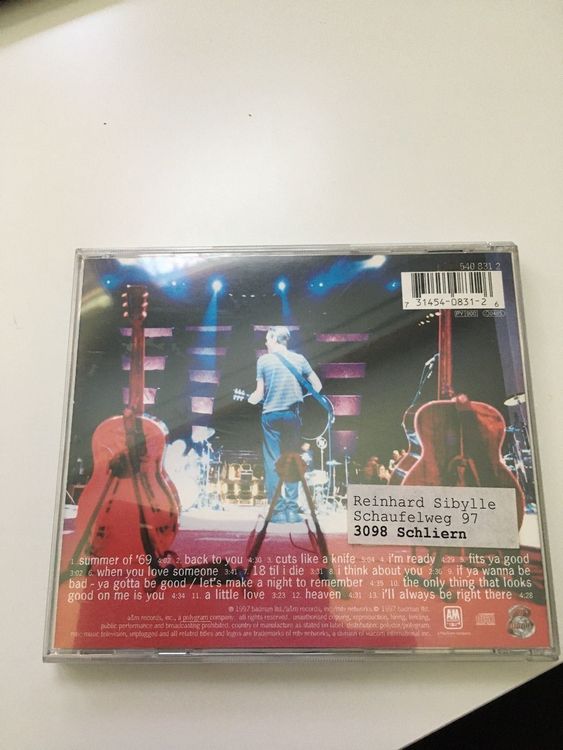 Bryan Adams - MTV Unplugged | Kaufen auf Ricardo