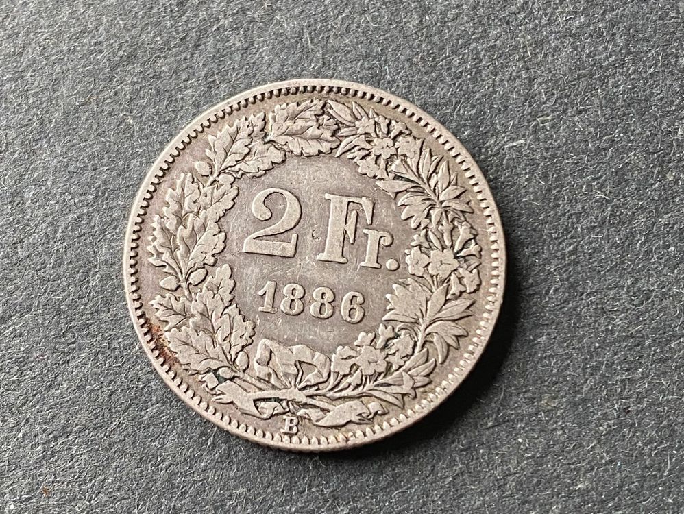2-Franken 1886 (Gebraucht) in Zürich für CHF 8.5 – mit Lieferung auf Ricardo kaufen