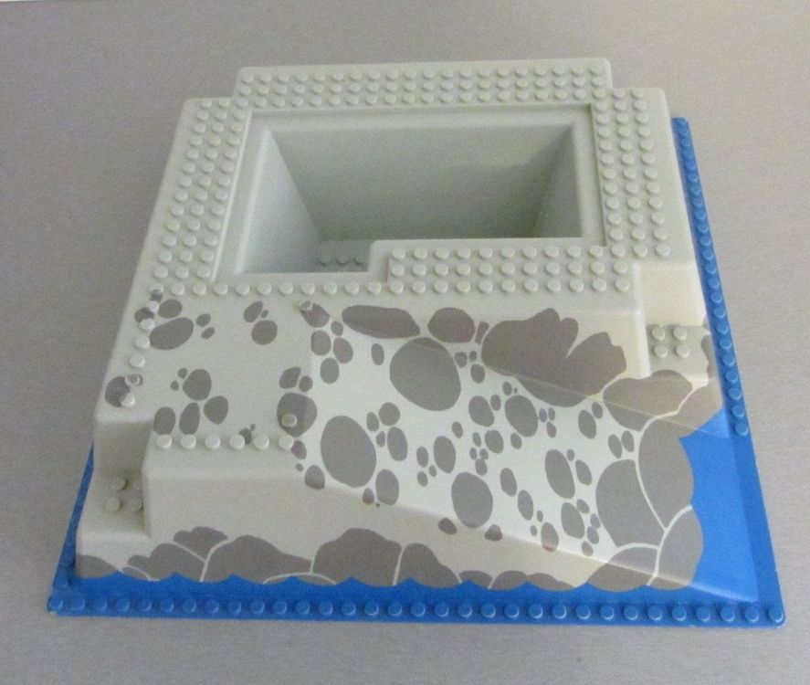 Lego 3D / Relief Basis Platte für Piraten u. ähnliches (Gebraucht) in ...