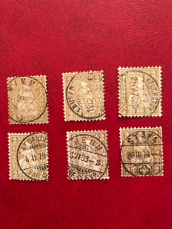 Timbre .6fois 2Rp oblitére | Kaufen auf Ricardo